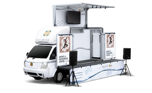Mobile Hydraulic Stage — Carryboy