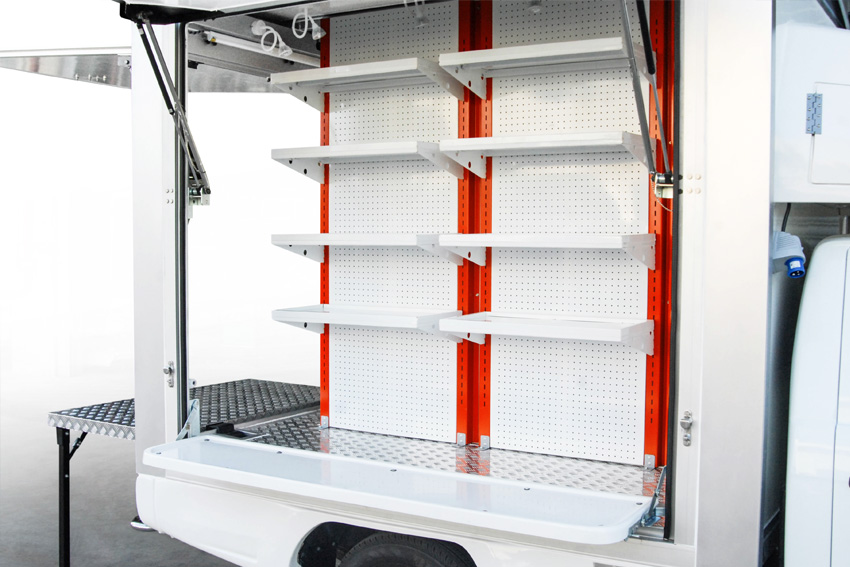 Mobile Stage Pickup Truck | Mobile Hydraulic Stage — Carryboy