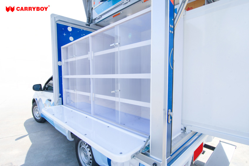 Mobile Stage Pickup Truck | Mobile Hydraulic Stage — Carryboy