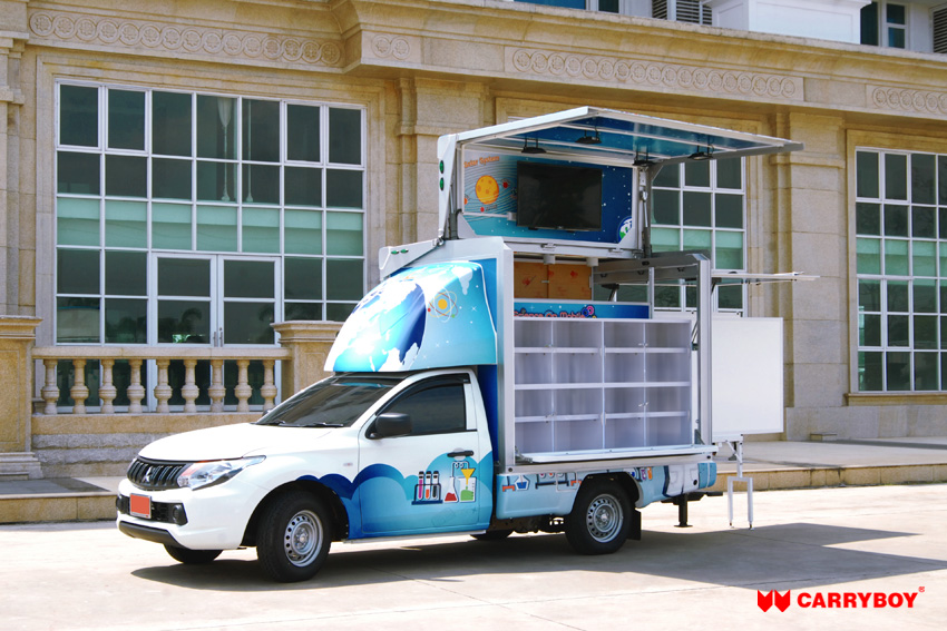 Mobile Stage Pickup Truck | Mobile Hydraulic Stage — Carryboy
